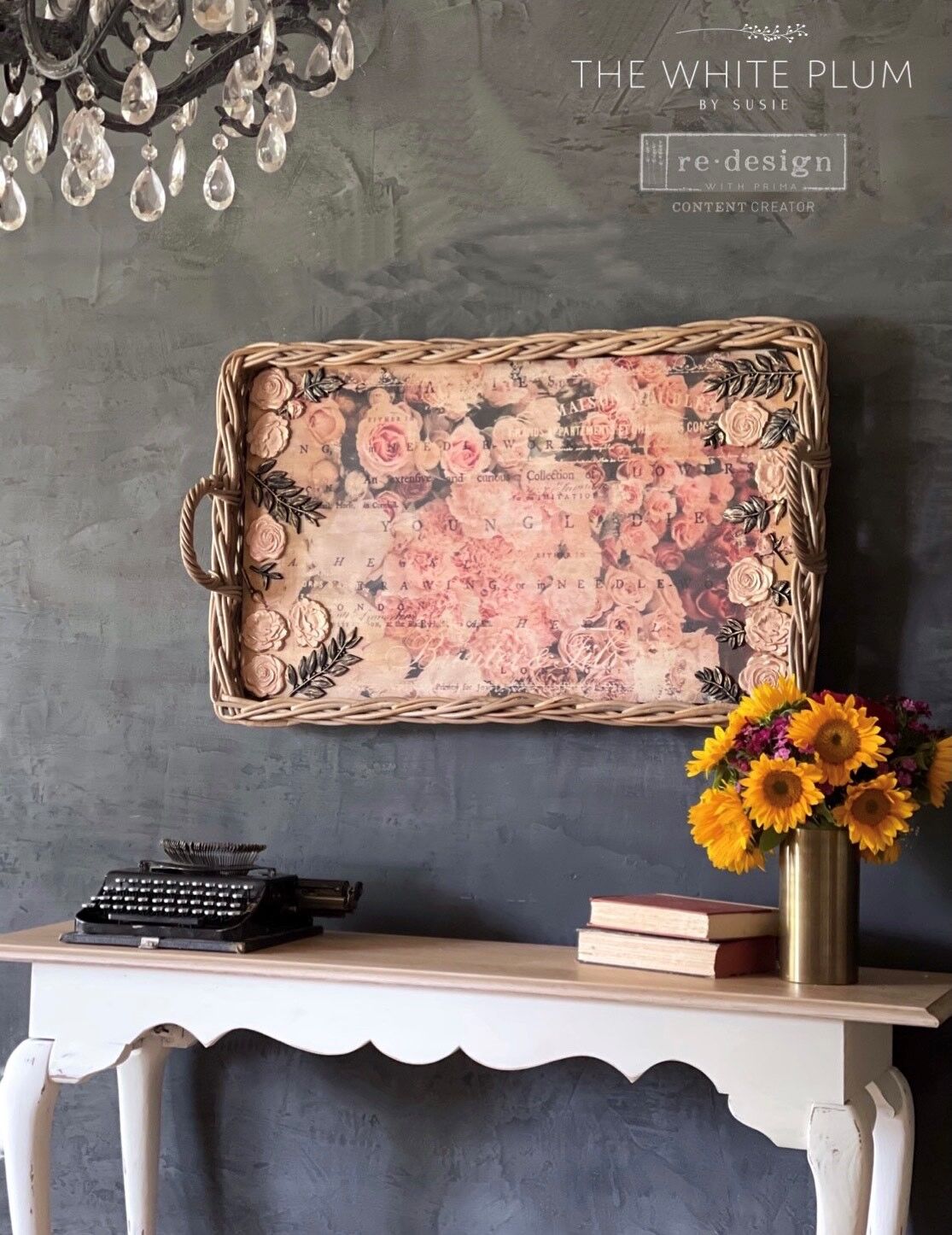 Redesign Decoupage Décor Tissue Paper – Angelic Rose Garden - The ...